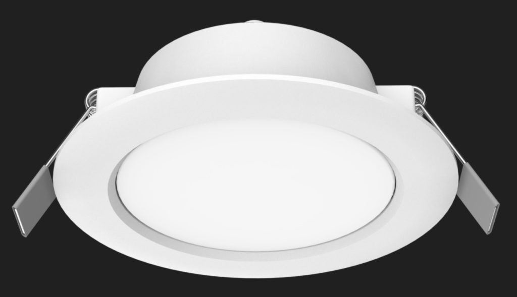 LED slim downlight EcoMax, 12W white light - Almanara
